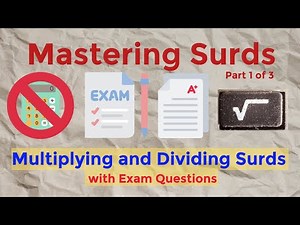 Multiplying Surds with Brackets and Dividing Surds | Mathinar