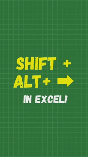 Excel With Ibrahim | Excel Champion | Comment 'Excel' and I'll send you FREE Excel course + 259 Excel shortcuts! Here’s how to use Ctrl + Shift + Right Arrow in Excel to hide... | Instagram