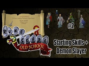 OSRS Level 3 Skiller Diary #2 - Completing Demon Slayer (and other quests..) + Starting Skills