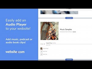 Add an Audio Player To Your Website