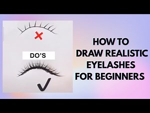 How to Draw Realistic Eyelashes | Eye Drawing Tutorial (Do's & Don'ts for Beginners)