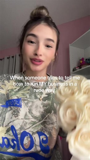 I don't mind nice advice but do nottt tell me how to run my business that I've been running perfectly fine for 3 years 😅🫶🏼 #foryou #smallbusiness #viral #florist #xybca