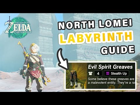 How to get Evil Spirit Greaves | North Lomei Labyrinth Walkthrough ► Zelda: Tears of the Kingdom