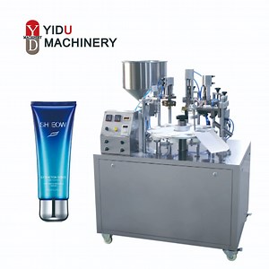 [Hot Item] Semi Automatic Medical Tube Cream Lotion Toothpaste Plastic Tube Cosmetic Cream Filling and Sealing Machine for Tube Sealer
