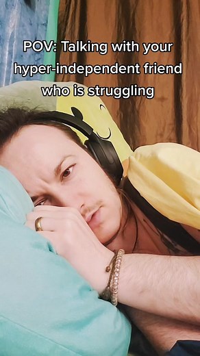 Asking for help can be hard. Knowing how to offer help can be hard. #fyp