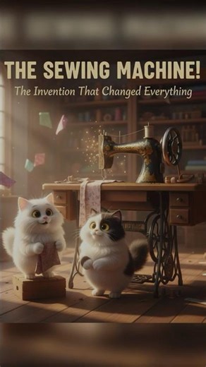 The Sewing Machine 🧵 The Invention That Changed Everything! #whiskersandwonders