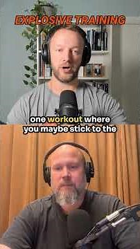 How to train explosiveness