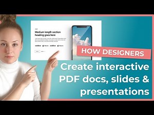 How Designers create interactive PDF's, slides & presentations