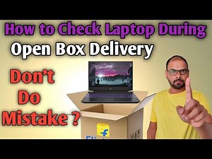 How to Check Laptop During Flipkart Open Box Delivery Explained HP Pavilion Gaming Delevery