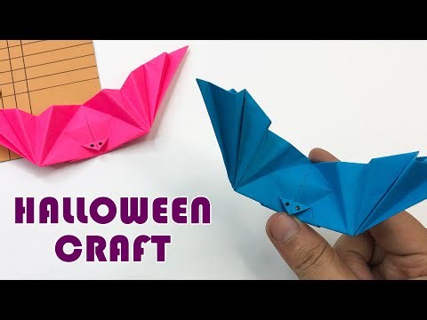 Make a Paper Bat That Actually Flaps! 🦇 Fun & Easy Halloween Craft