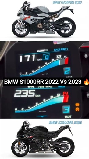BMW S1000RR 2022 Vs 2023 Top Speed Dyno Test #bmws1000rr