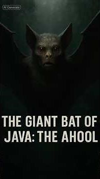 The Giant Bat of Java: The Ahool #CryptidLegends #Ahool #Mysterious #NightTerrors #Unexplained