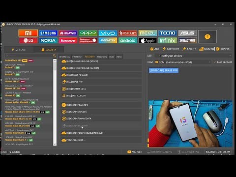 Xiaomi poco x3 pro frp bypass mi account remove unlock tool