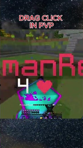 What drag clicking looks like in pvp #minecraft #dragclicking ‪@Proman_077‬