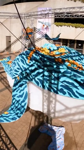 Arts Centre Melbourne on Instagram: "A puppet like no other is now on the Arts Centre Melbourne forecourt. Grab the kids and help bring to life an awe-inspiring, 10-metre-long whale puppet installation from Australia’s Spare Parts Puppet Theatre. This free, interactive outdoor experience invites people of all ages to animate the magnificent creature and its underwater companions, accompanied by storytelling and an original score. Find The Whale on our forecourt from 10am-4pm each day until 24 Ja