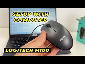 How to Setup the Logitech M100 Mouse With a Computer