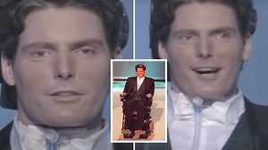 When Christopher Reeve brought the Oscars to tears with first appearance since paralysis