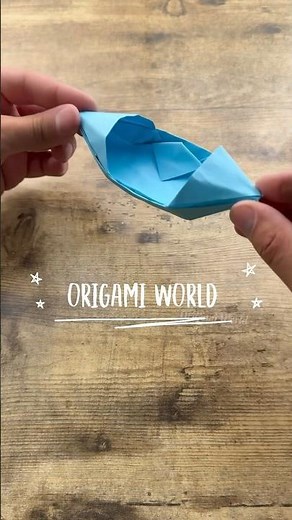 PAPER BOAT EASY CRAFT TUTORIAL | DIY PAPER BOAT FLOAT STEP BY STEP EASY FOLDING ORIGAMI WORLD CRAFT