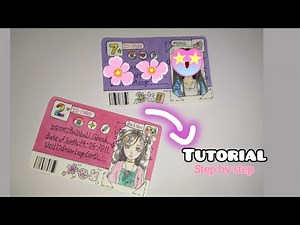 trending diy aesthetic id card step by step tutorial |