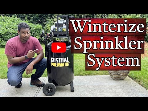How to Winterize a Sprinkler System - Blow Out Method with Compressor