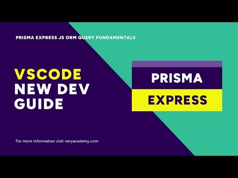 New Developers Guide: VSCode | Express API & Prisma ORM Query Fundamentals Course