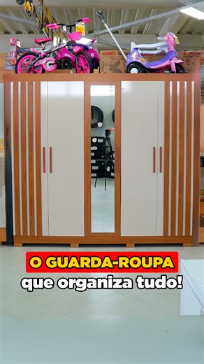Armazém Paraíba - OFICIAL on Instagram: "O guarda-roupa que organiza tudo chegou no Armazém Paraíba pra facilitar sua rotina de verdade. 👕✨ PREÇO AQUI 👇 ✅ Guarda-roupa Caemmum Optima em MDP 5 Portas 2 Gavetas Freijo Off White 💰 R$ 1.449,00 💳 em até 10x de R$ 168,20 com juros O Caemmun Optima é ideal pra quem quer mais espaço, praticidade e um quarto sempre arrumado — e você encontra no ArmazémPB, nosso site oficial. Me conta aqui: esse guarda-roupa resolveria a organização da sua casa? 👇 #M