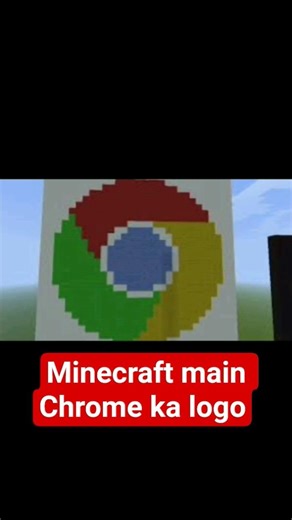 Minecraft main Chrome ka logo # gaming video # samir Gamerzz # shorts # yt shorts # 😀🥰