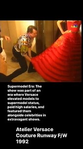 158K views · 4.4K reactions | Supermodel Era: The show was part of an era where Versace elevated models to supermodel status, paid high salaries, and featured them alongside celebrities in extravagant shows. | Runwaymodel | Facebook