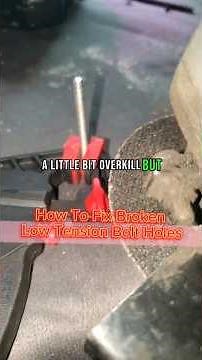How To Fix Broke Off Bolt Hole With Jb Weld Low Yeild 🔩