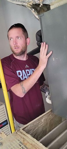 installing a Goodman Furnance #hvac #electrical #trending #electrician #trades