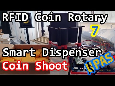 RFID Coin Dispenser 7 - Coin Shoot Really This Time - Access Control - UPAS