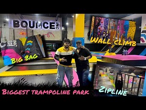 India’s Biggest Trampoline Park | Bounce Infinity Mall | Mumbai Habibi