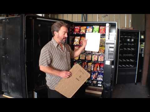 How to Set up the Inventory for a Snack Vending Machine at a New Location