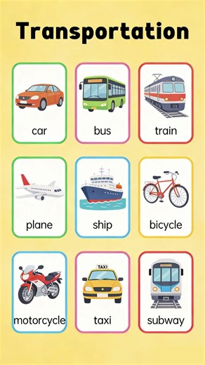 English Vocabulary | Transportation #learnenglish #english