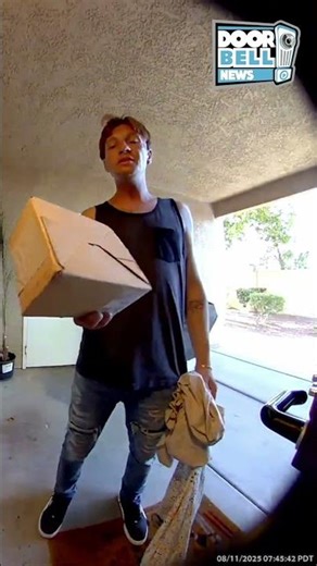 Porch Pirate Gets Caught Red Handed