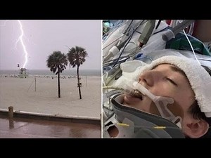 Teen, paralyzed by lightning strike on Florida beach, continues to recover one year later