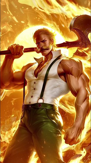 Check out this dynamic Escanor wallpaper from The Seven Deadly Sins! Perfect for your smartphone. Like, share, and follow for more amazing content! #SevenDeadlySins #七つの大罪 #Escanor #エスカノール #AnimeWallpaper #アニメ壁紙
