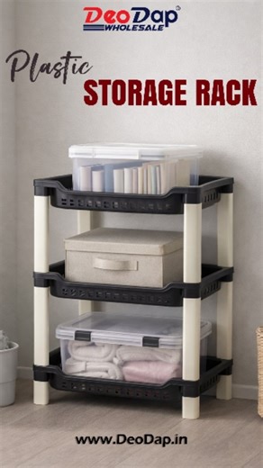 DeoDap on Instagram: "📦 Apex Big Multi-Use Plastic Storage Rack – 3-Tier (1 Pc) Organize your space effortlessly with DeoDap’s Apex Big Multi-Use Plastic Storage Rack — strong, spacious, and perfect for home or office 🏠✨ 🔹 3-tier design for maximum storage 🔹 Multi-use — ideal for kitchen, bathroom, living room & more 🔹 Durable plastic build — lightweight yet sturdy 🔹 Easy to assemble and clean 🛒 Shop now: www.DeoDap.in (link in bio) DeoDap, Plastic Storage Rack, 3 Tier Rack, Home Organize
