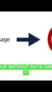 How to use iMESSAGE without DATA/INTERNET USAGE !! - (IPHONE TO IPHONE)(5 EASY STEPS)