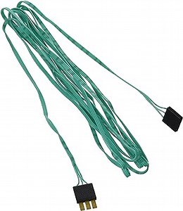 Bachmann Trains 10’ REMOTE SWITCH EXTENSION WIRE - GREEN (1/card)