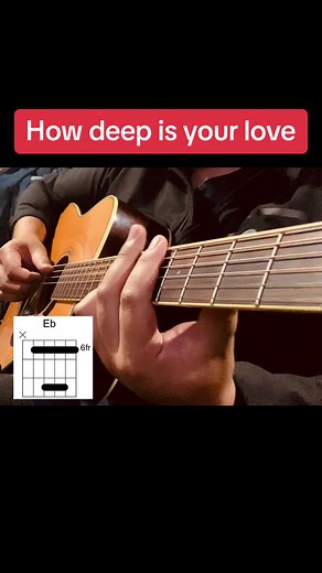 How deep is your love guitar lesson. This one has so many chord changes it took me ages to do! Hope you enjoy #guitar #guitarlesson #guitarturorial #beegees #acousticguitar #fyp