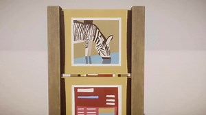 I finished making all 50 animal signs for my recreation zoo, and compiled them into a stop motion video! Full video is linked in the comments!