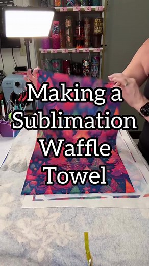 Tutorial: Sublimation Waffle Towel Crafting Guide