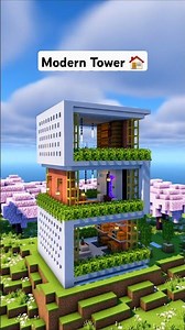 Minecraft Modern TOWER House 🏠 #minecraft