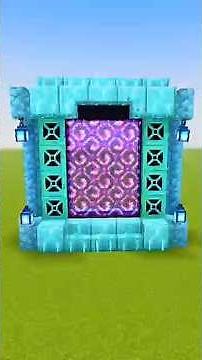 Building a Custom Portal Inspired by Ocean Monuments in Minecraft!