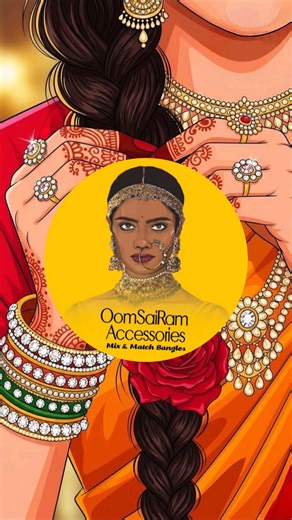 Oomsairam Accessories: Stylish Bangles Mix & Match