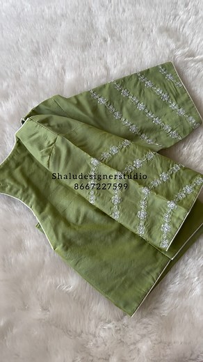 shalu designer studio on Instagram: "Customised elegant thread work blouse⭐️ Embroidery work at affordable price ✨ Design can be customised according to your need ✨ Embroidery work for blouses saree and kurtas ✨ 100 percentage guarantee for thread.✨ Completely washable. Shipping allover the world 🌍 #blouse #embroidery #embroideryart #fashion #pattern #reels #smallbusiness #blousedesigns #unique"
