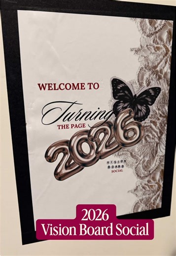 🍾Vision Board Social🍾 📚Book Club Style 📚 2026 is upon us and it is never too late to set some intentions for the year. However, we were reminded to also reflect on our accomplishments for 2025. Don’t discount the small stuff my friends. @Cleveland Book & Sip Club @adaptivperformance ?QOTD? What was something you accomplished in 2025 that you are proud of? Or Have you done a 2026 vision board yet? #visionboardparty #booksocial #bookclub #womenwhoread #newchapters