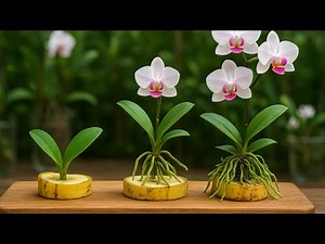 How to make orchids sprout and grow roots overnight! Super easy to do