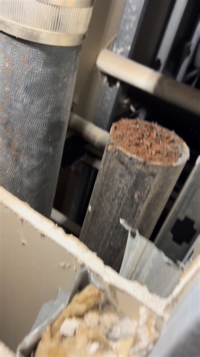 Vent tie in for a commercial high rise #construction #GrindMode #southflorida #plumbing | Hard hats & hidden truths